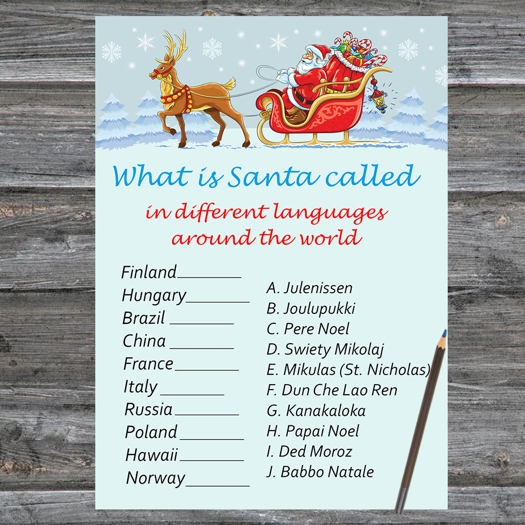 Christmas party games,Christmas Around the World Game Printa | Inspire ...