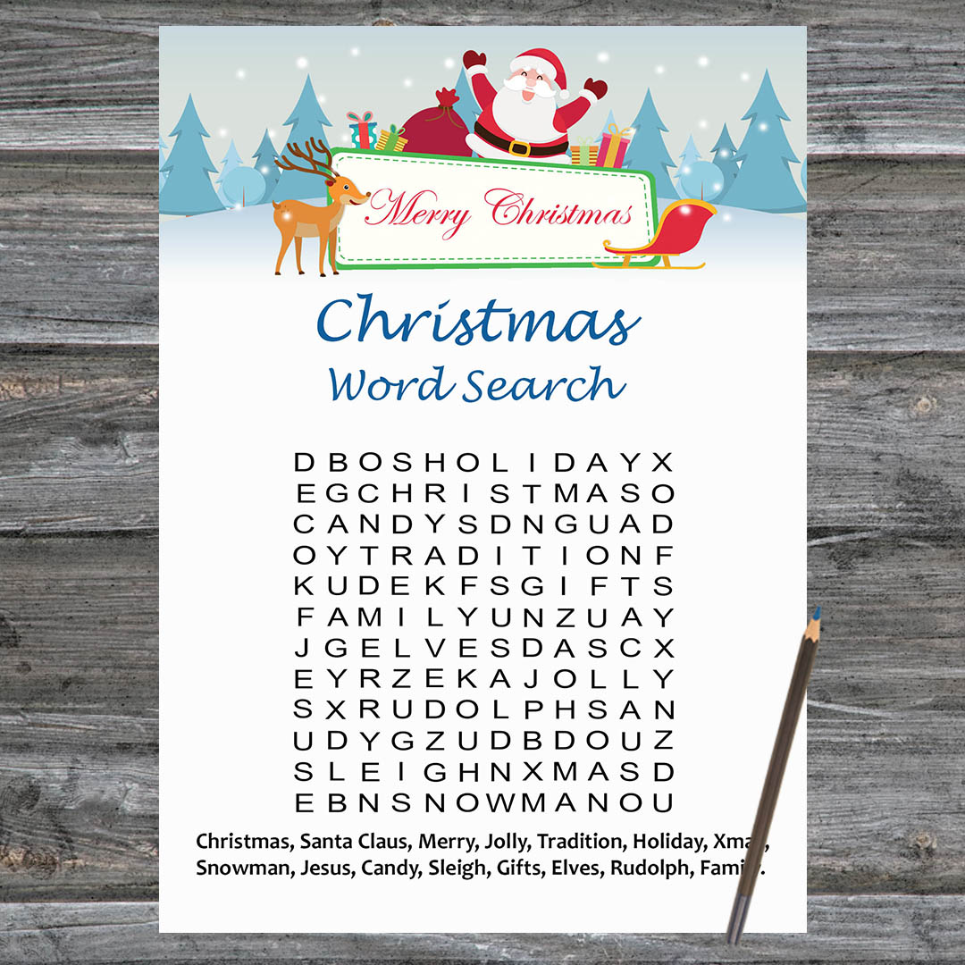 Christmas party games,Christmas Word Search Game Printable,H | Inspire ...