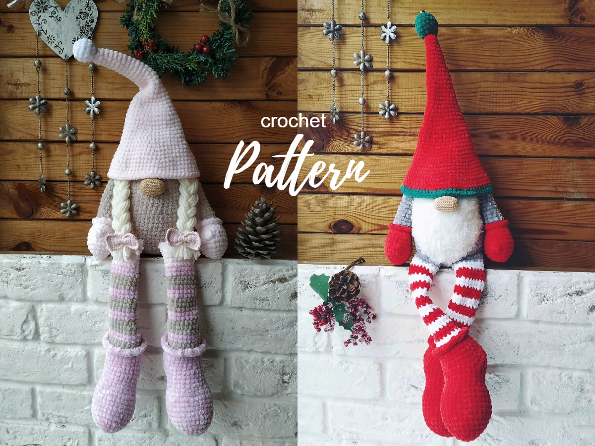 Crochet gnome patern amigurumi Eng PDF | Inspire Uplift