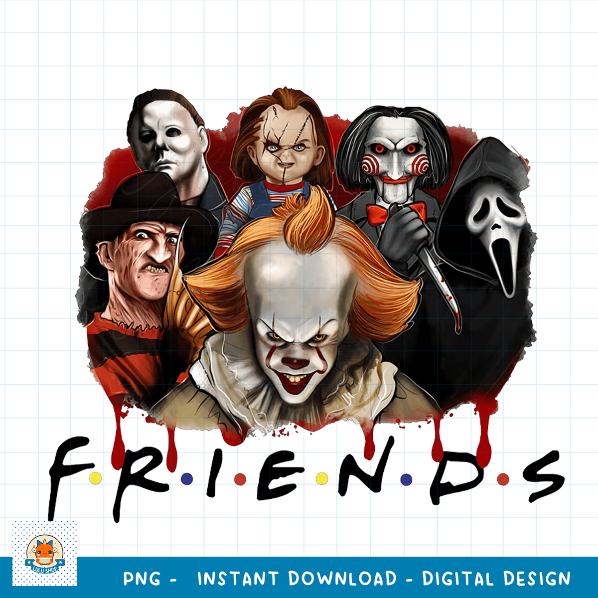 Horror Characters PNG, Horror Friends Png, Horror Halloween, - Inspire ...