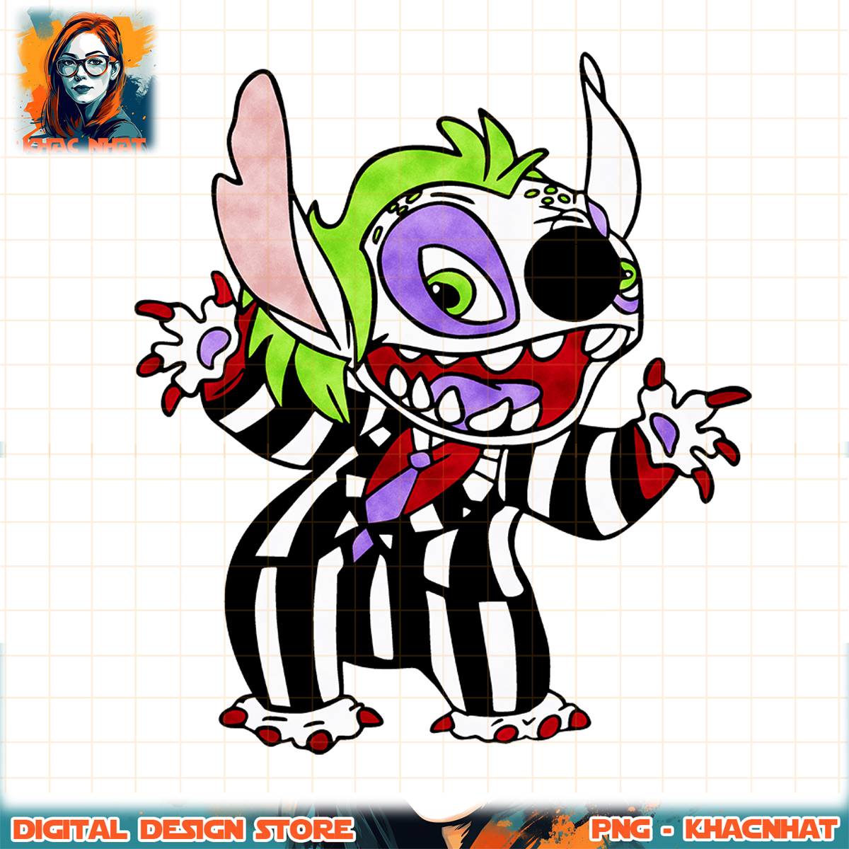 Stitch Horror Halloween, disney stitch png, halloween png, D | Inspire ...