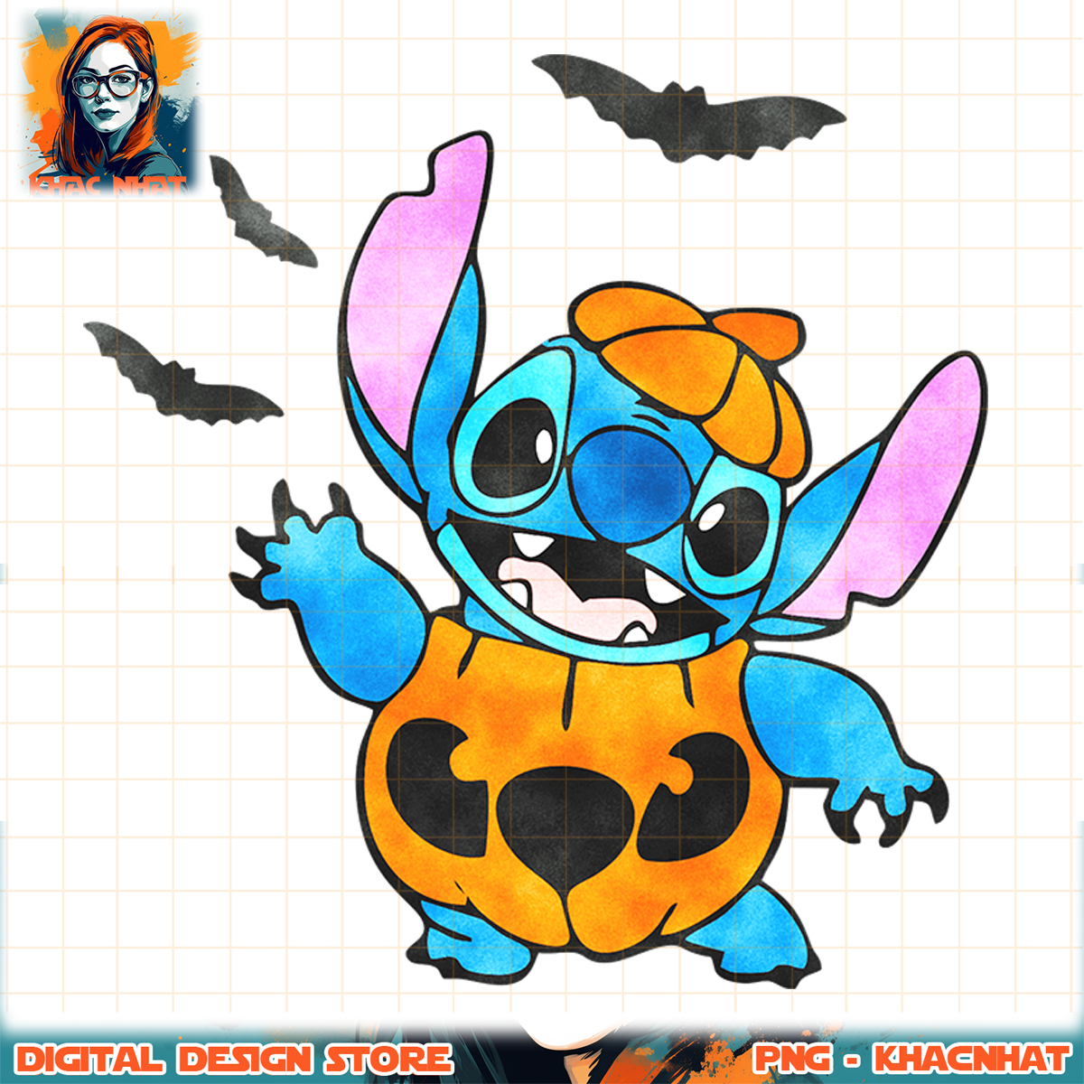 Stitch Horror Halloween, disney stitch png, halloween png, D | Inspire ...