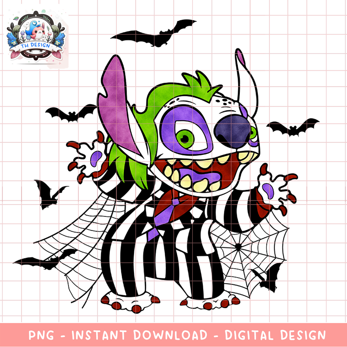 Stitch Horror Halloween, disney stitch png, halloween png, D - Inspire ...