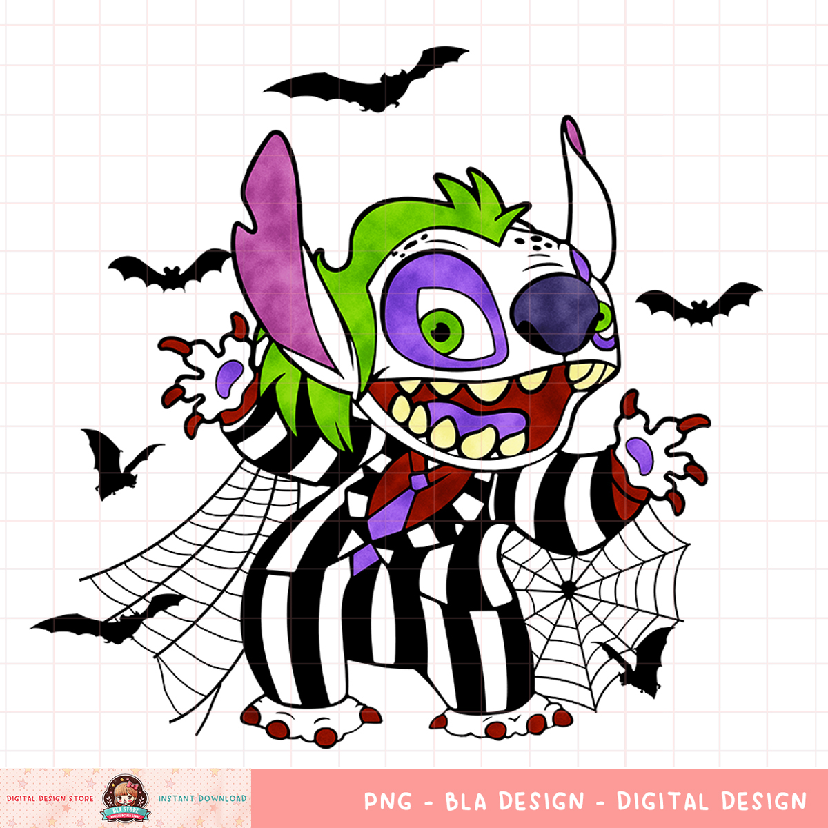 Stitch Horror Halloween, disney stitch png, halloween png, D - Inspire ...