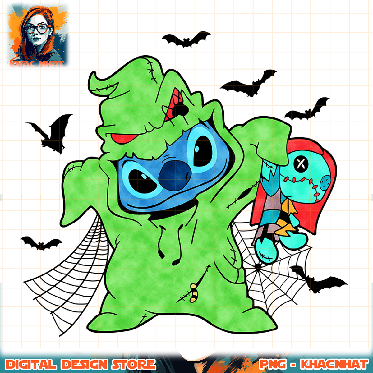 Stitch Horror Halloween, disney stitch png, halloween png, D - Inspire ...
