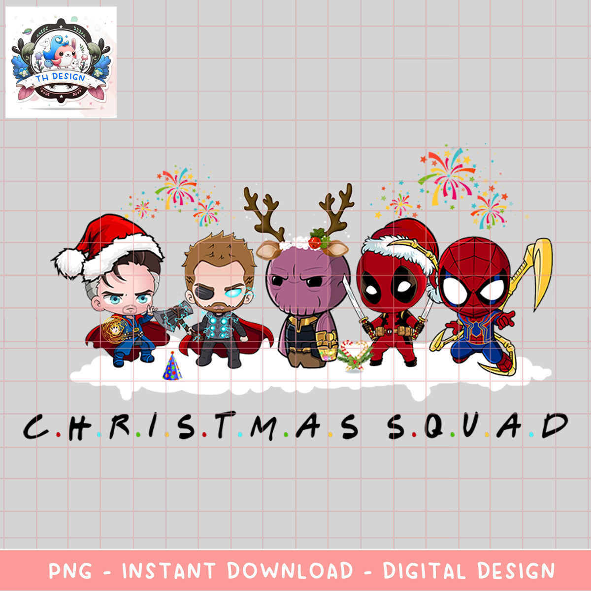 superhero christmas, marvel, DC comic Christmas png, Retro P | Inspire ...