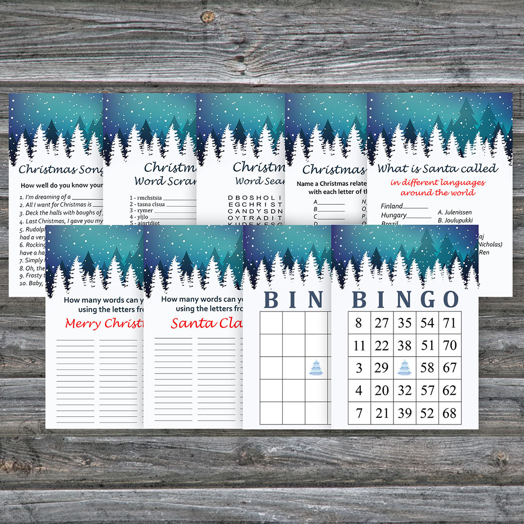 Christmas party games bundle,Printable Christmas Party Game | Inspire ...