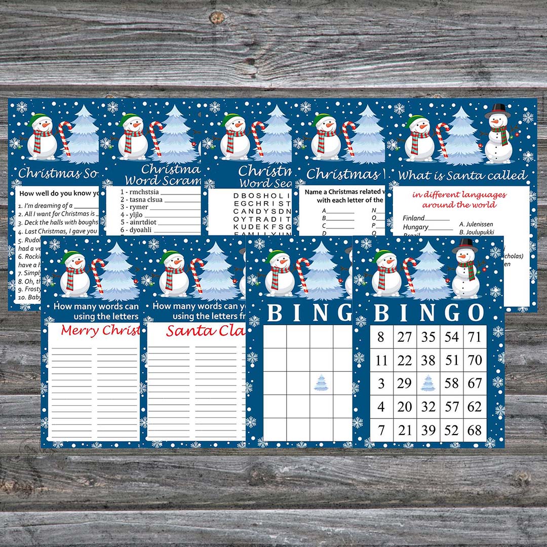 Christmas party games bundle,Printable Christmas Party Game | Inspire ...