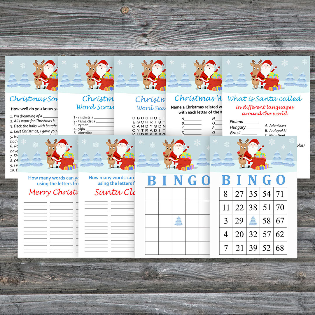 Christmas party games bundle,Printable Christmas Party Game | Inspire ...