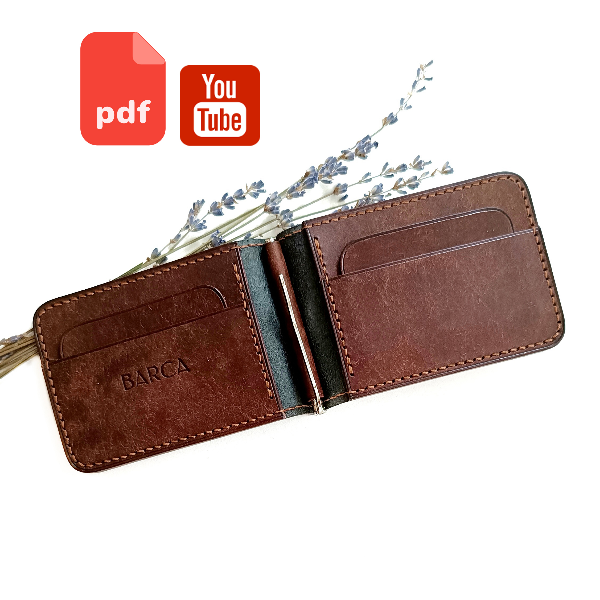 Leather pattern money clip wallet - Leather wallet pattern | Inspire Uplift