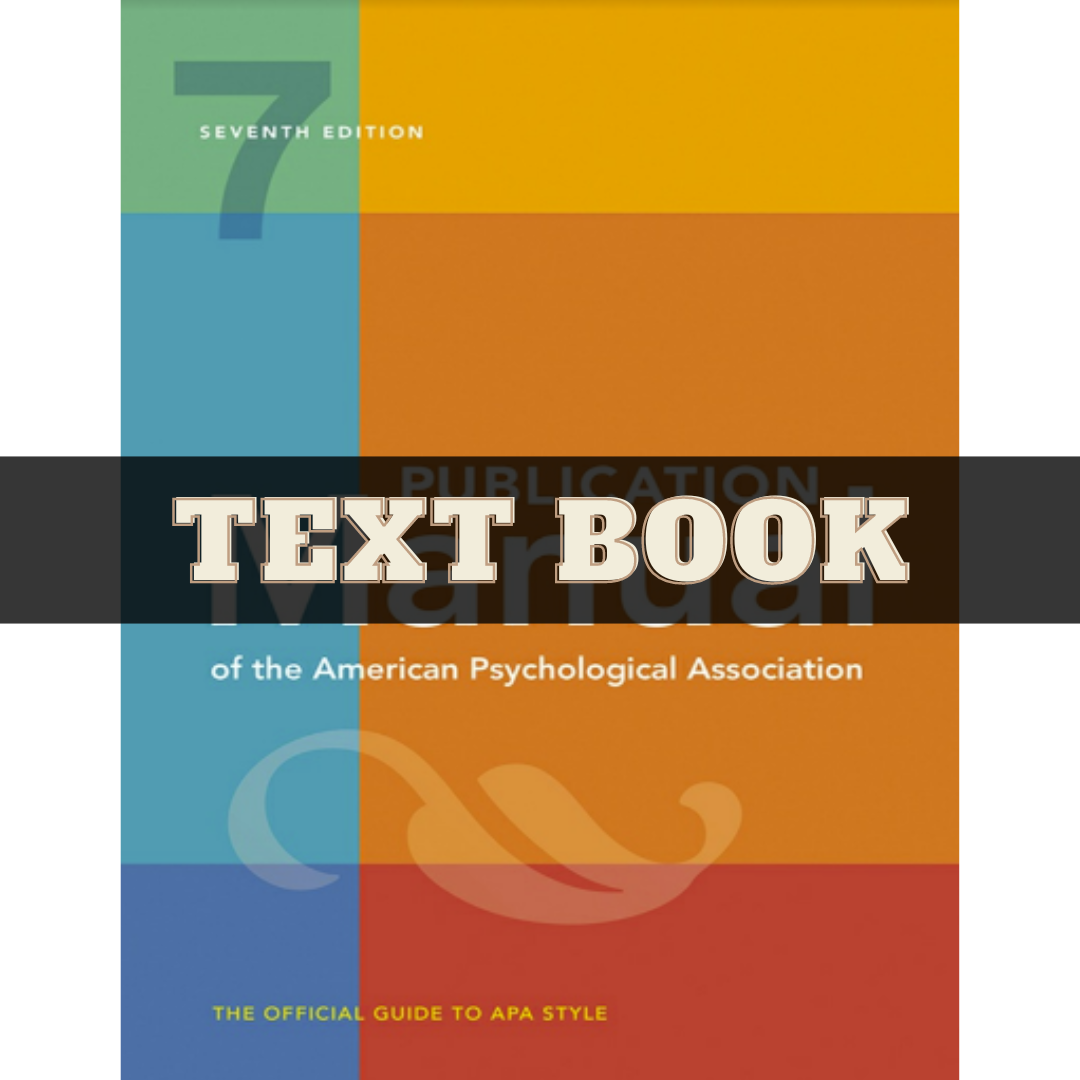 Publication Manual 7th Edition of the American Psychological | Inspire ...