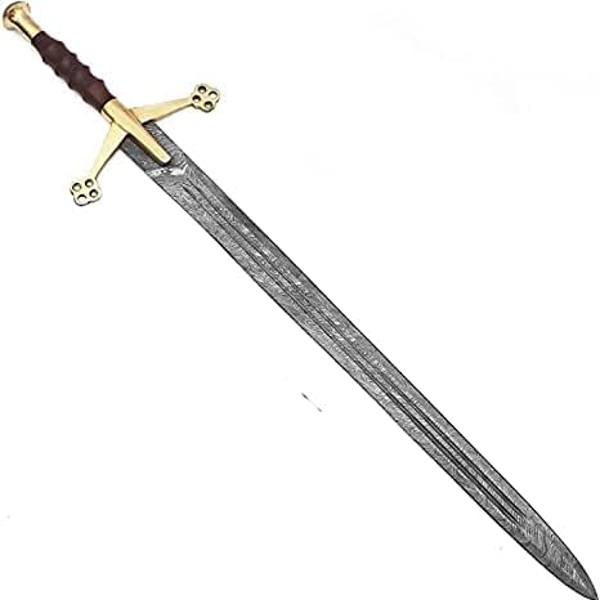 Historical Mediaeval Sword with Leather Sheath - Handmade Fo - Inspire ...