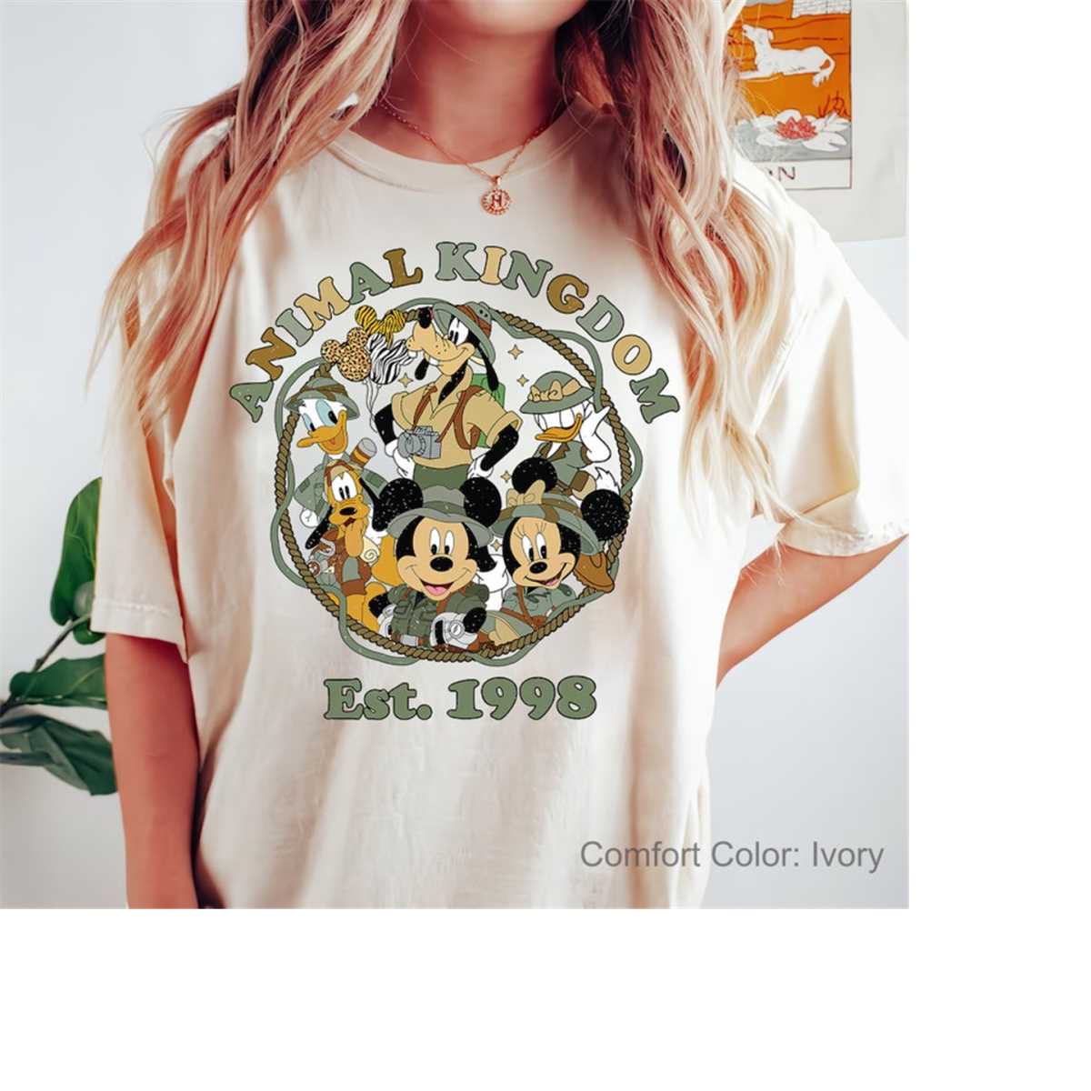 Disney Animal Kingdom Est 1998 Comfort Shirts, Walt Disney W | Inspire ...