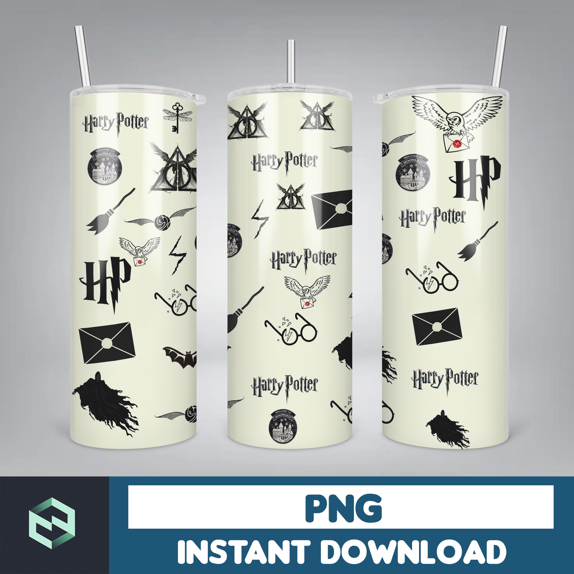 Harry Tumbler Wrap, Harry 20 oz Tumbler Wrap Design, Potter | Inspire ...