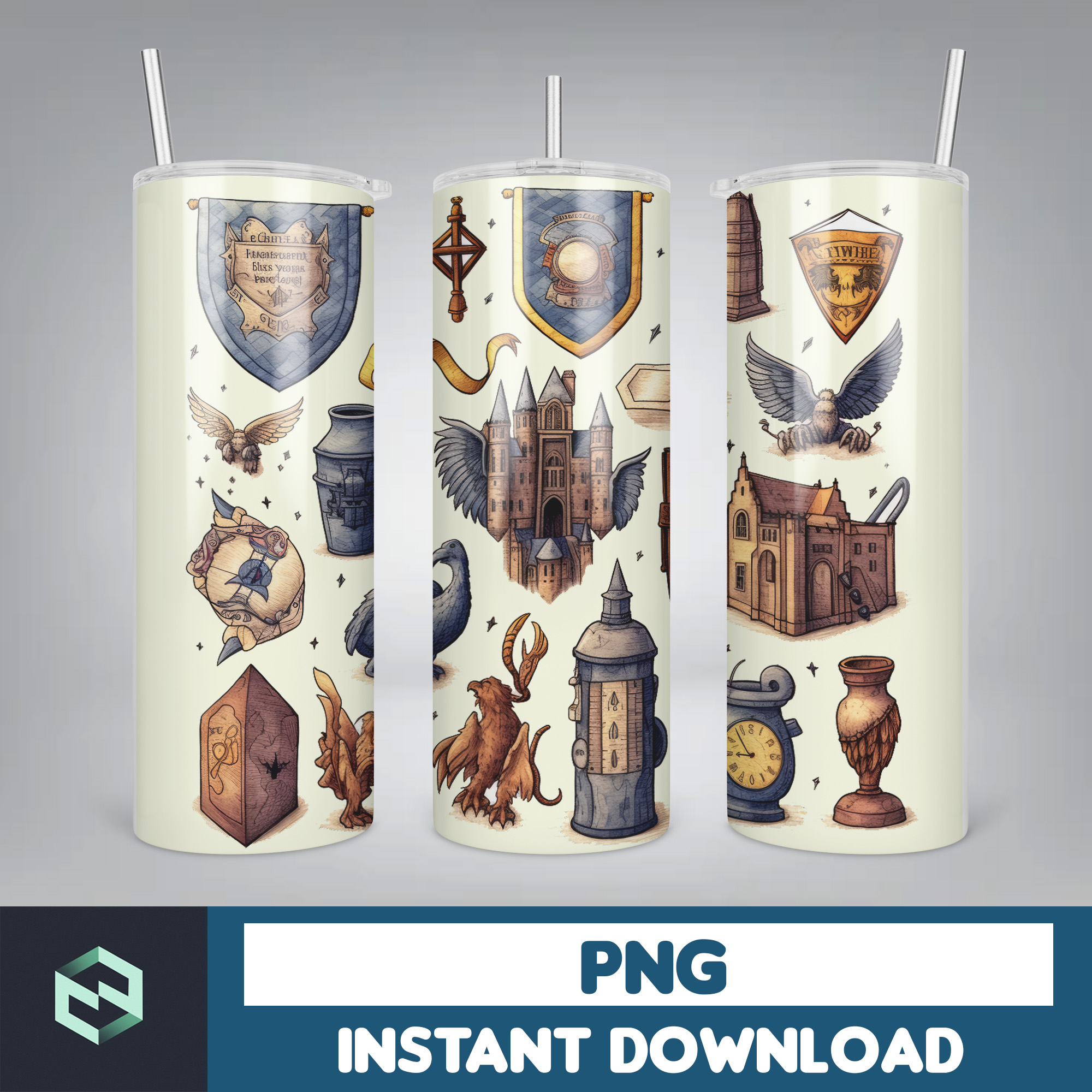 Harry Tumbler Wrap, Harry 20 oz Tumbler Wrap Design, Potter | Inspire ...