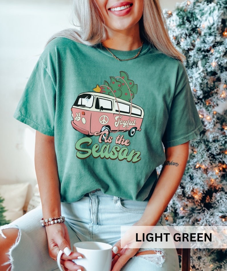 Tis The Season Christmas Shirt, Hippie Christmas, Camping Sh | Inspire ...
