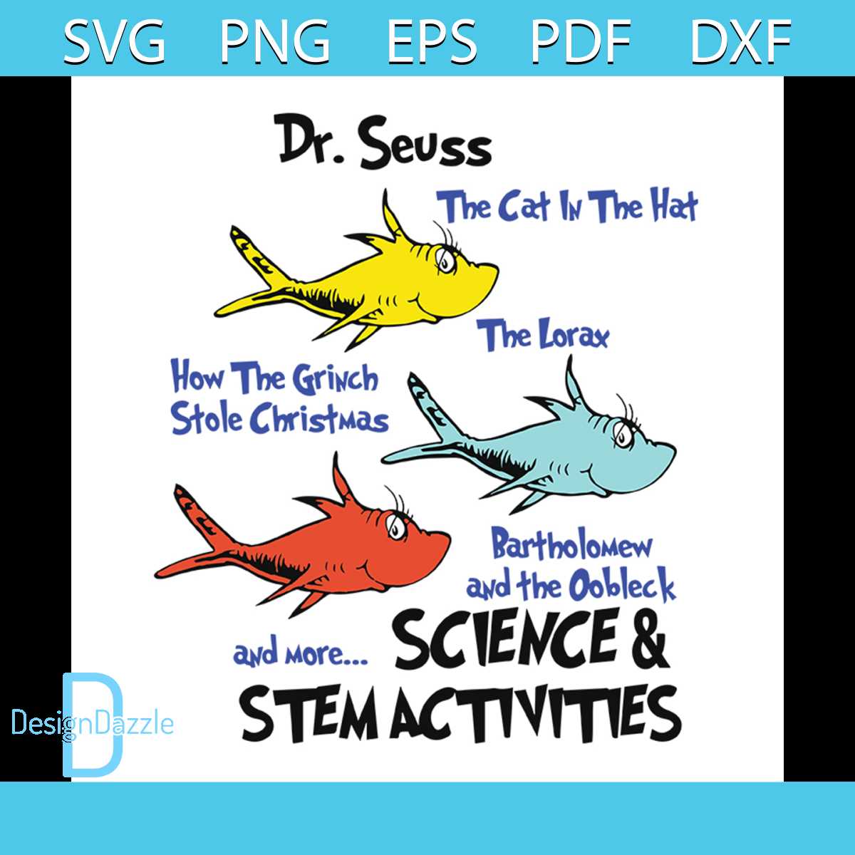 Science And Stem Activities Svg, Dr Seuss Svg, The Cat In Th | Inspire ...