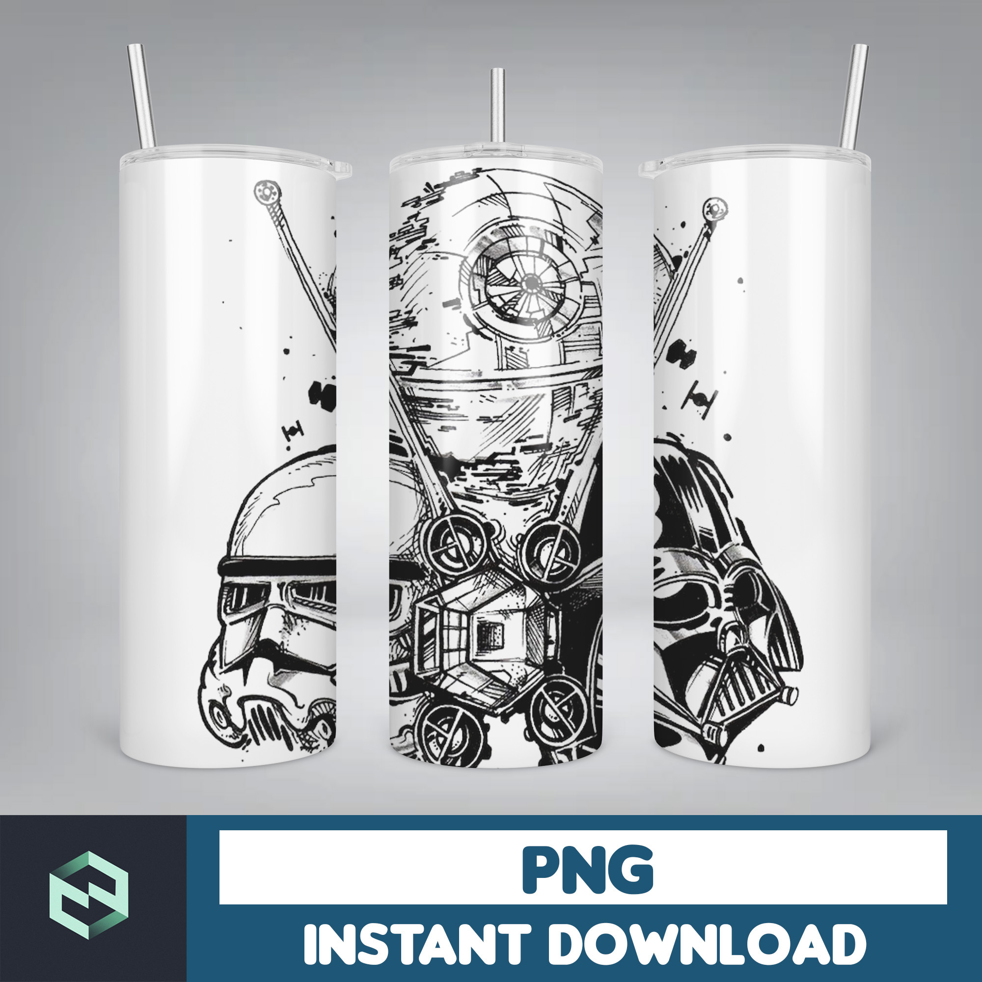 Star Wars Tumbler Wrap, Star Wars Quencher Tumbler Sublimati | Inspire ...