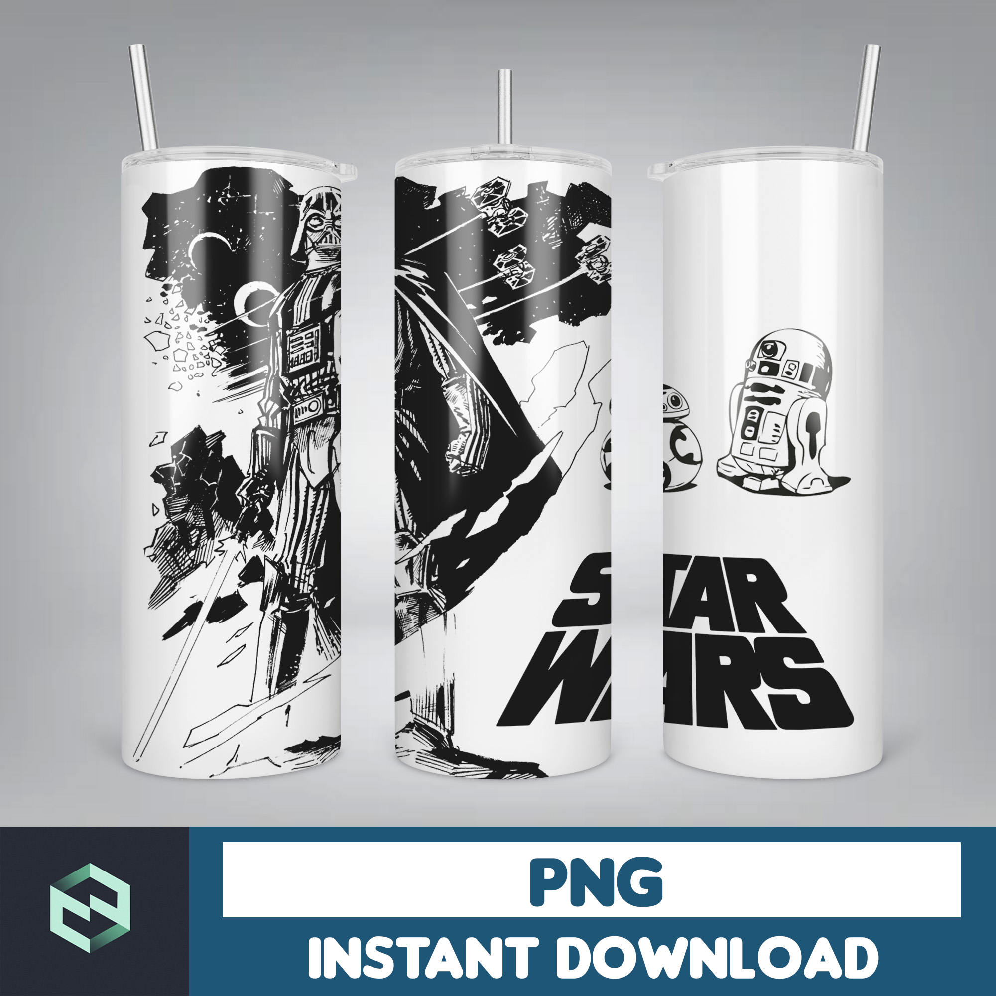 Star Wars Tumbler Wrap, Star Wars Quencher Tumbler Sublimati | Inspire ...