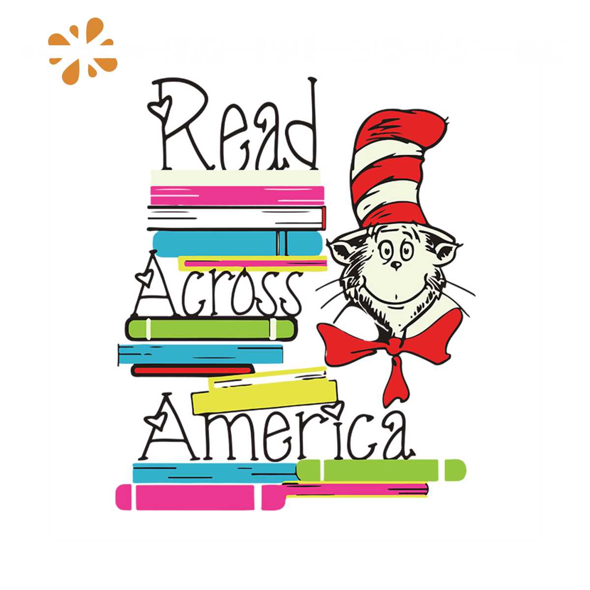 Read Across America Svg, Dr Seuss Svg, Dr. Seuss Svg, The Ca | Inspire ...