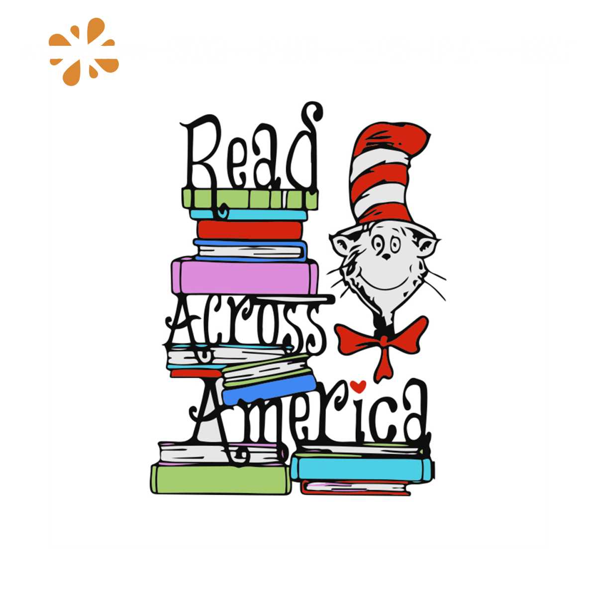 Read Across America Svg, Dr Seuss Svg, The Cat In The Hat Sv | Inspire ...