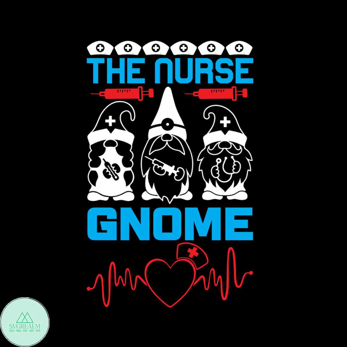 The Nurse Gnome Svg, Christmas Svg, Gnome Svg, Nurse Svg, Ho | Inspire ...