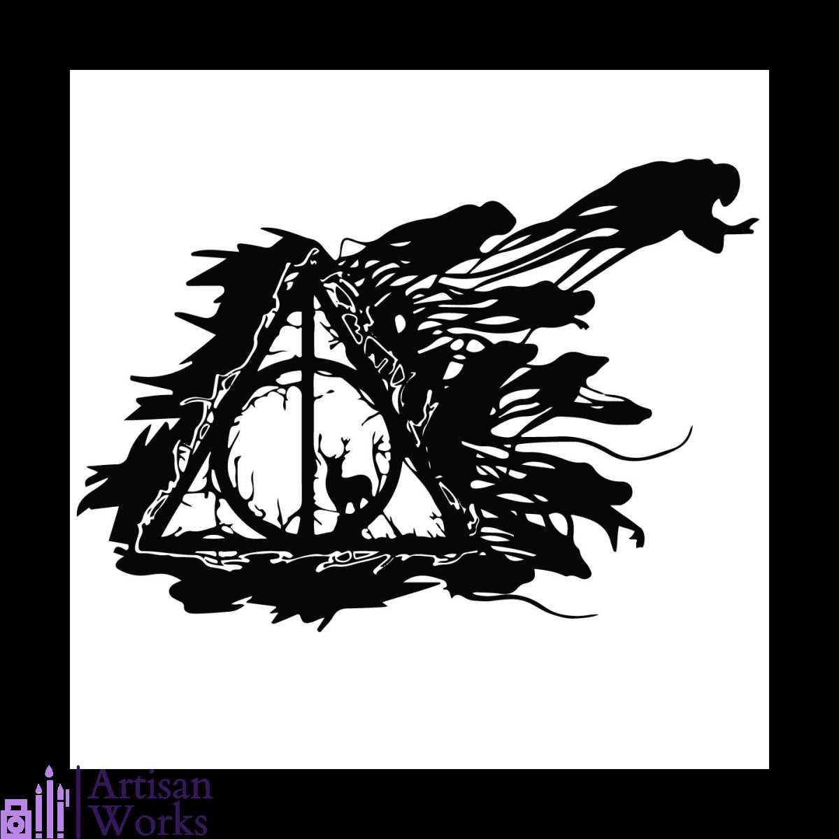 Deathly Hallows Logo Svg, Harry Potter Svg, Deathly Hallows | Inspire ...