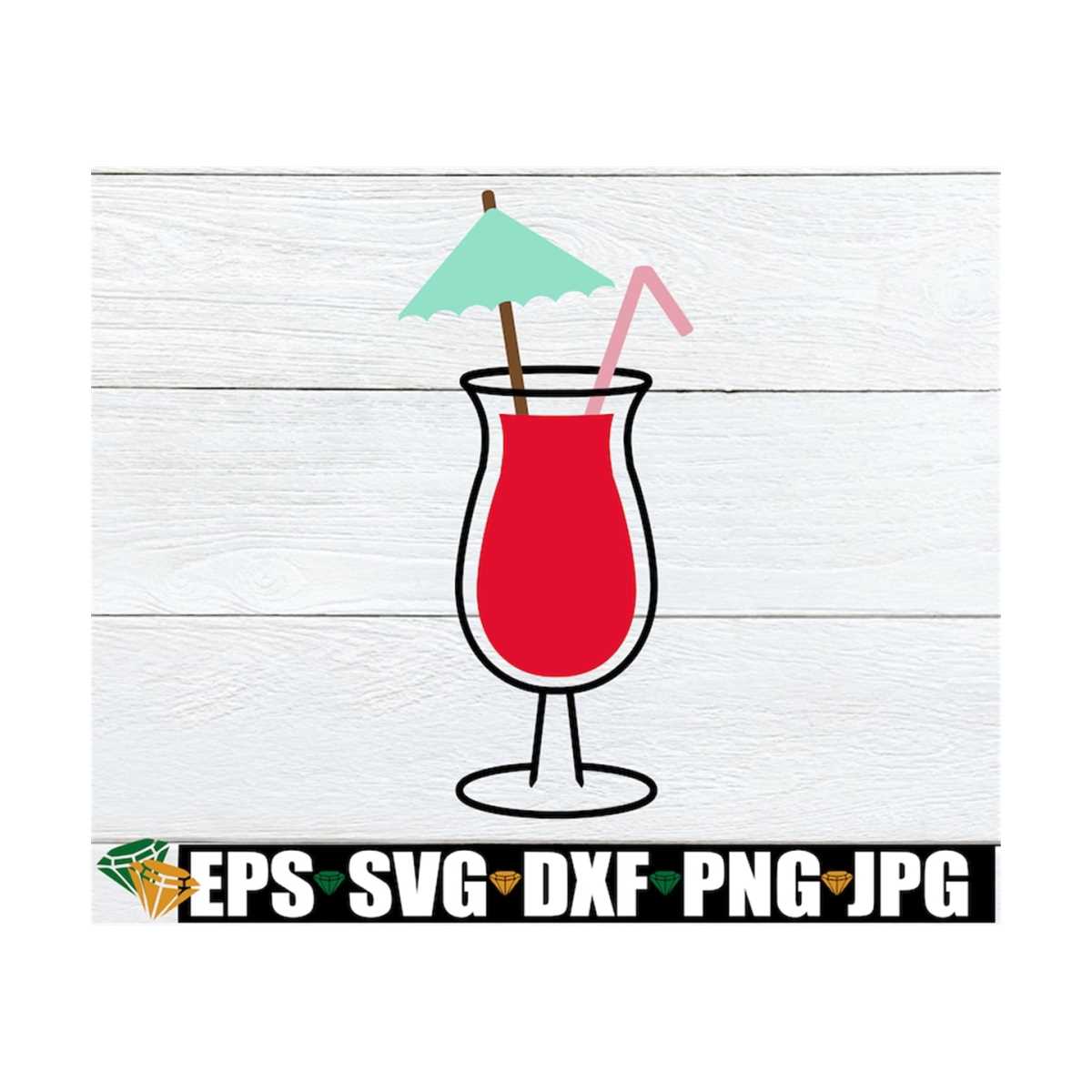 Cocktail svg, Summer Drink Clipart, Alcohol svg, Mixed Drink | Inspire ...