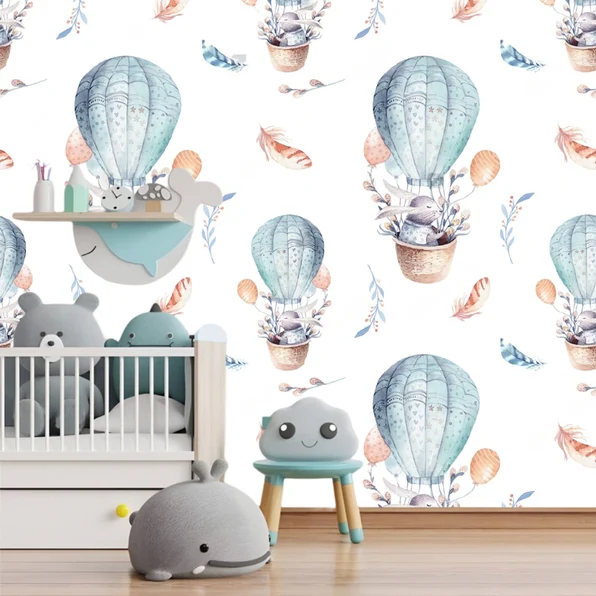 Premium Fabric Wallpaper Child Bedroom Wall paper Kids Wall | Inspire ...