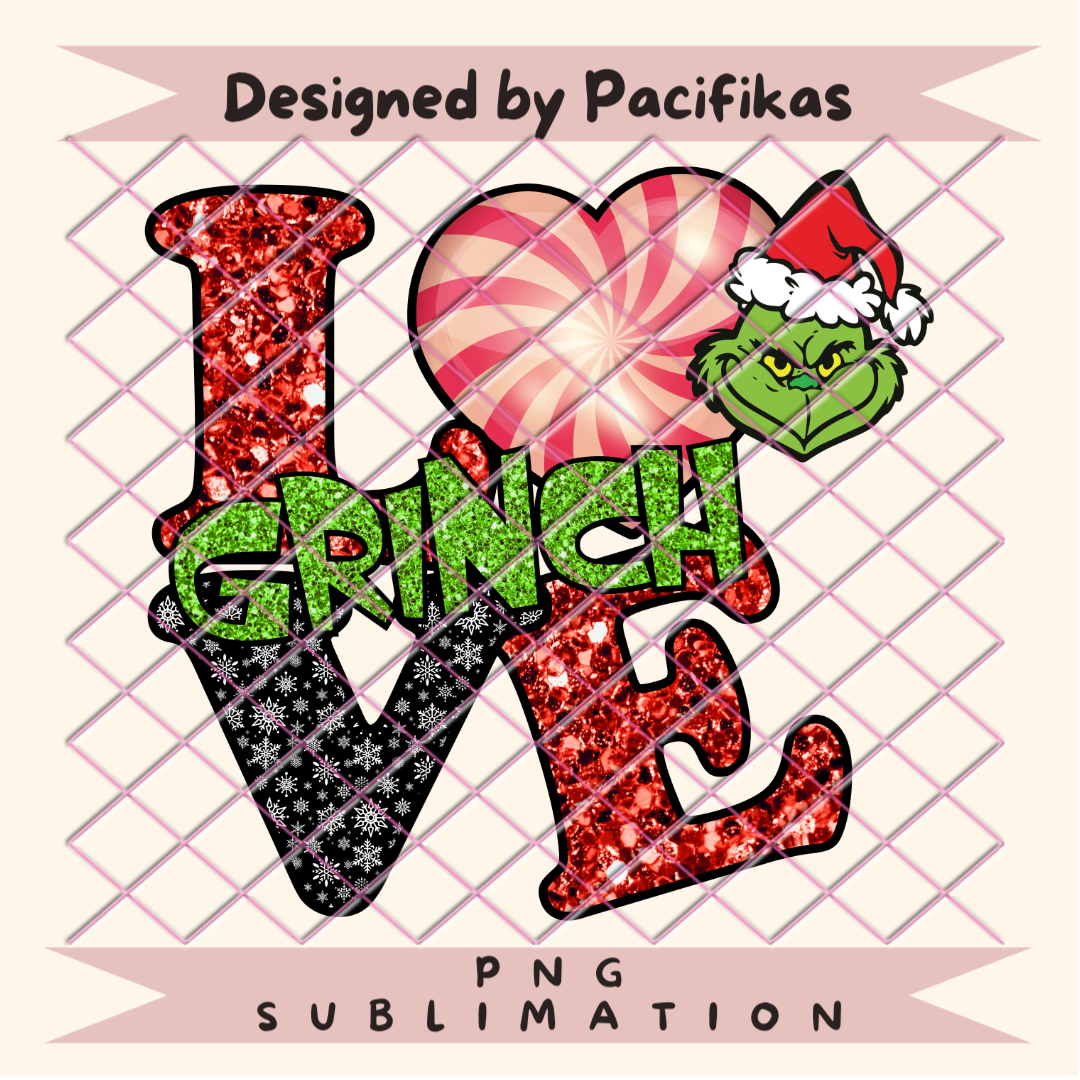 Love Grinch, Merry Grinchmas, Grinch, Christmas, PNG, Shirts | Inspire ...