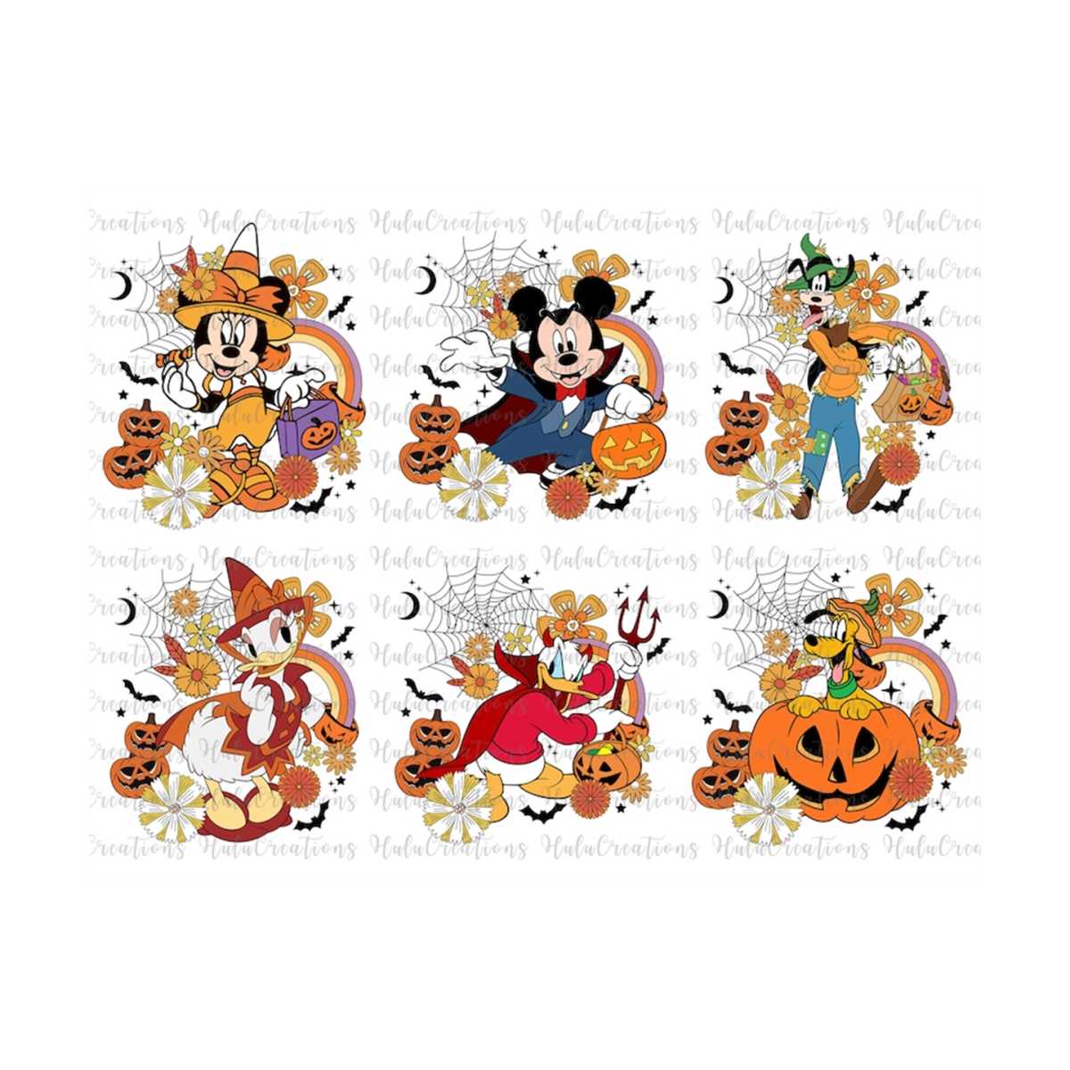 Mouse And Friends Bundle Halloween Png, Trick Or Treat Png, | Inspire ...