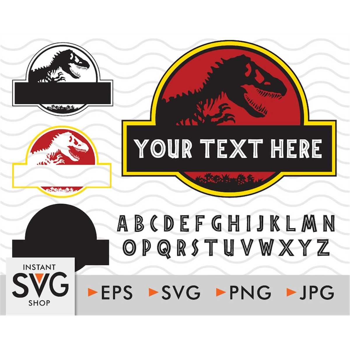 Jurassic SVG, svg, Silhouette Cut File, Svg File, Cricut, Ca - Inspire ...