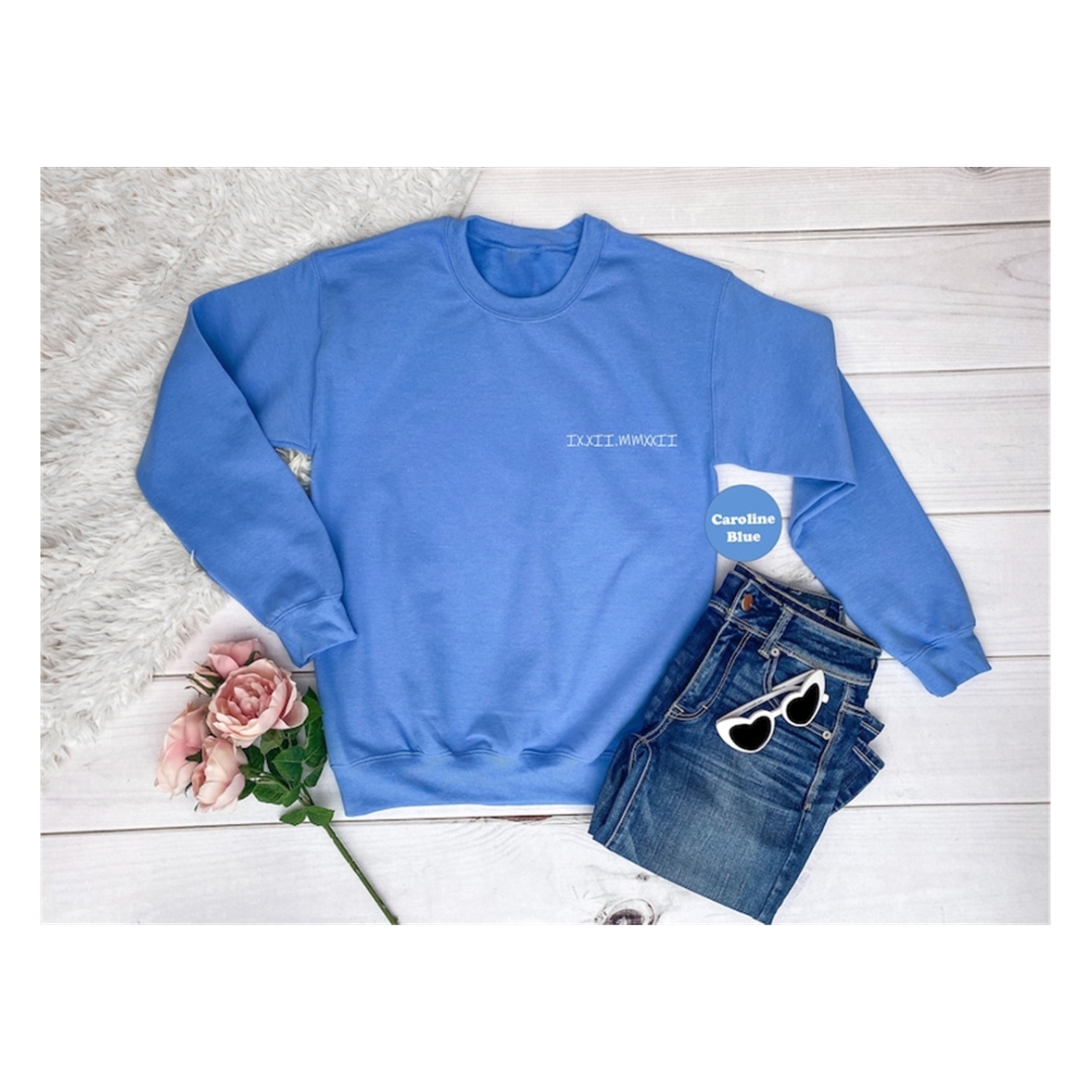 Custom Roman Numeral Shirt, Est Year Personalized Tshirt, Ro | Inspire ...