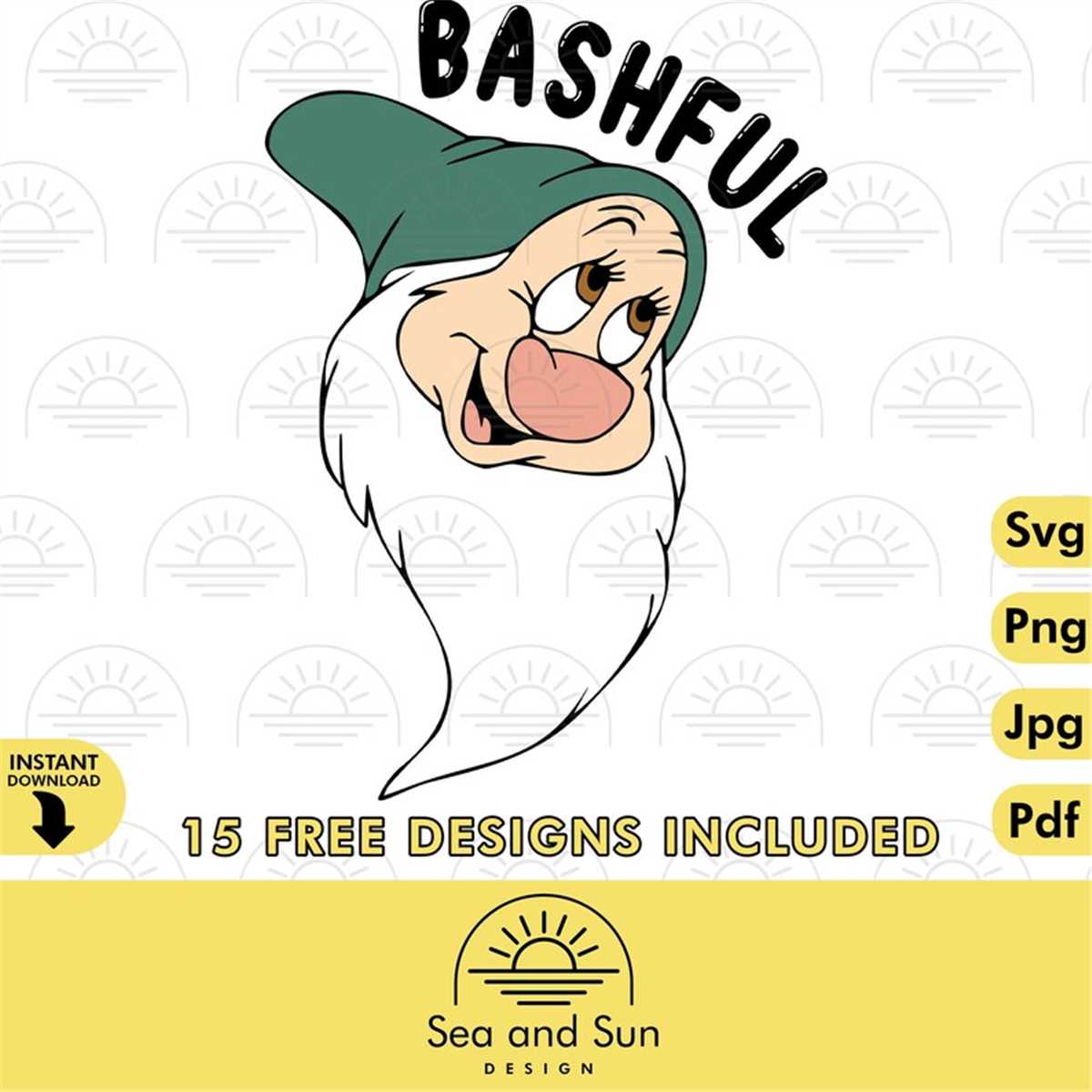 Bashful Dwarf Snow Shite Vacay Mode Svg Family Trip Svg Magi | Inspire ...