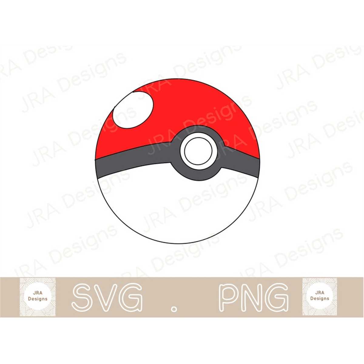 Pokeball SVG & PNG, Pokemon SVG - Cricut cut file | Inspire Uplift