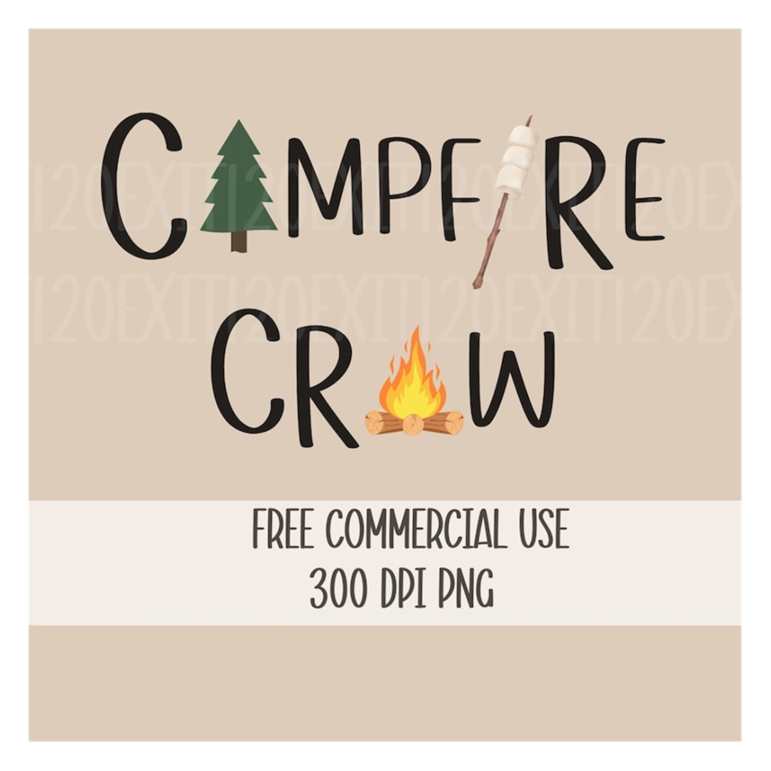 Campfire Crew Png, Campfire Png, Group Png, Camping Life Pn | Inspire Uplift