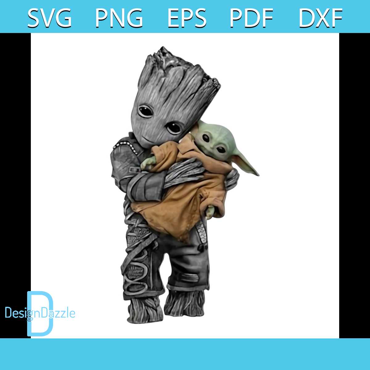 Baby yoda with groot svg, trending svg, yoda svg, groot svg, | Inspire ...