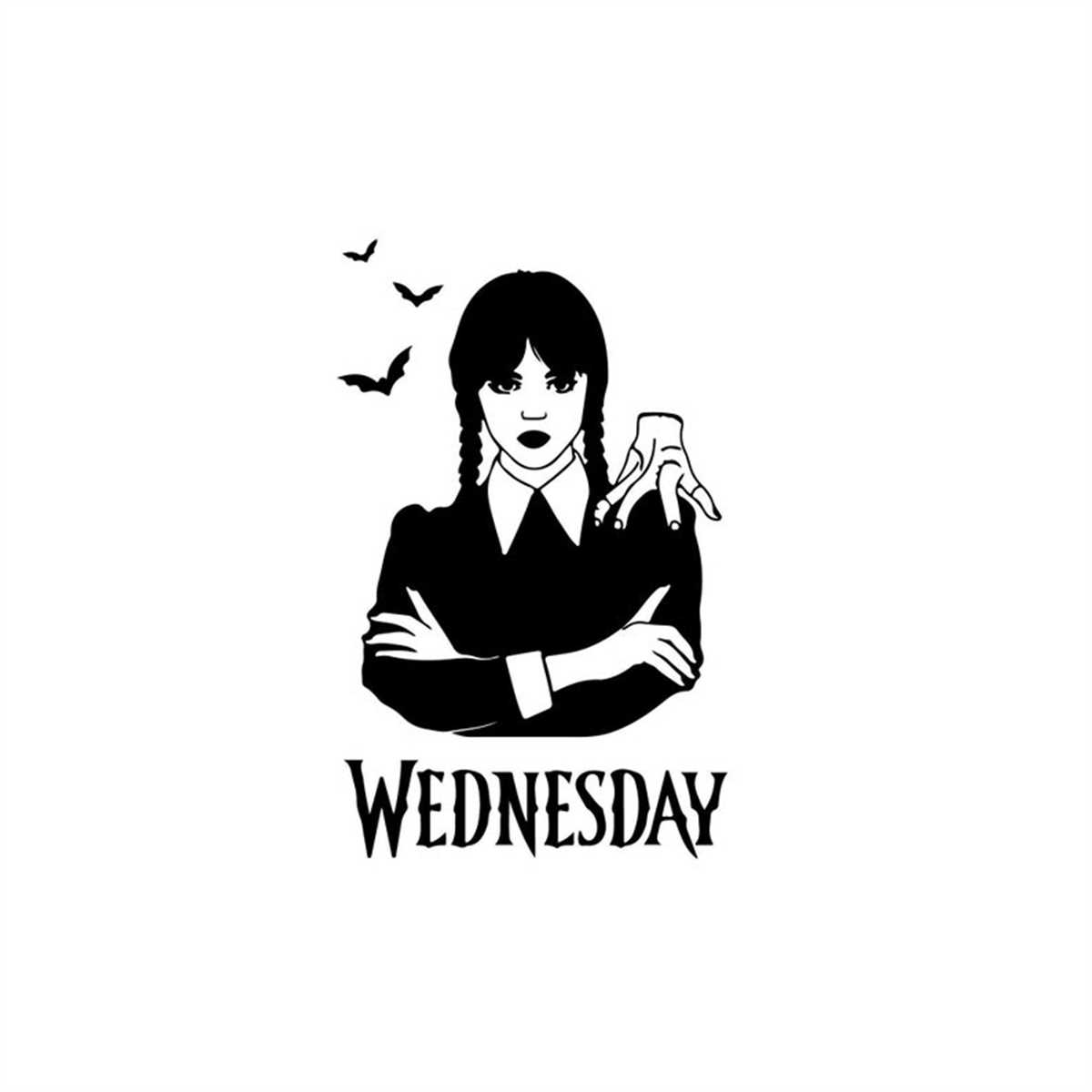 Wednesday SVG,Wednesday Png, Wednesday addams, The addams fa | Inspire ...