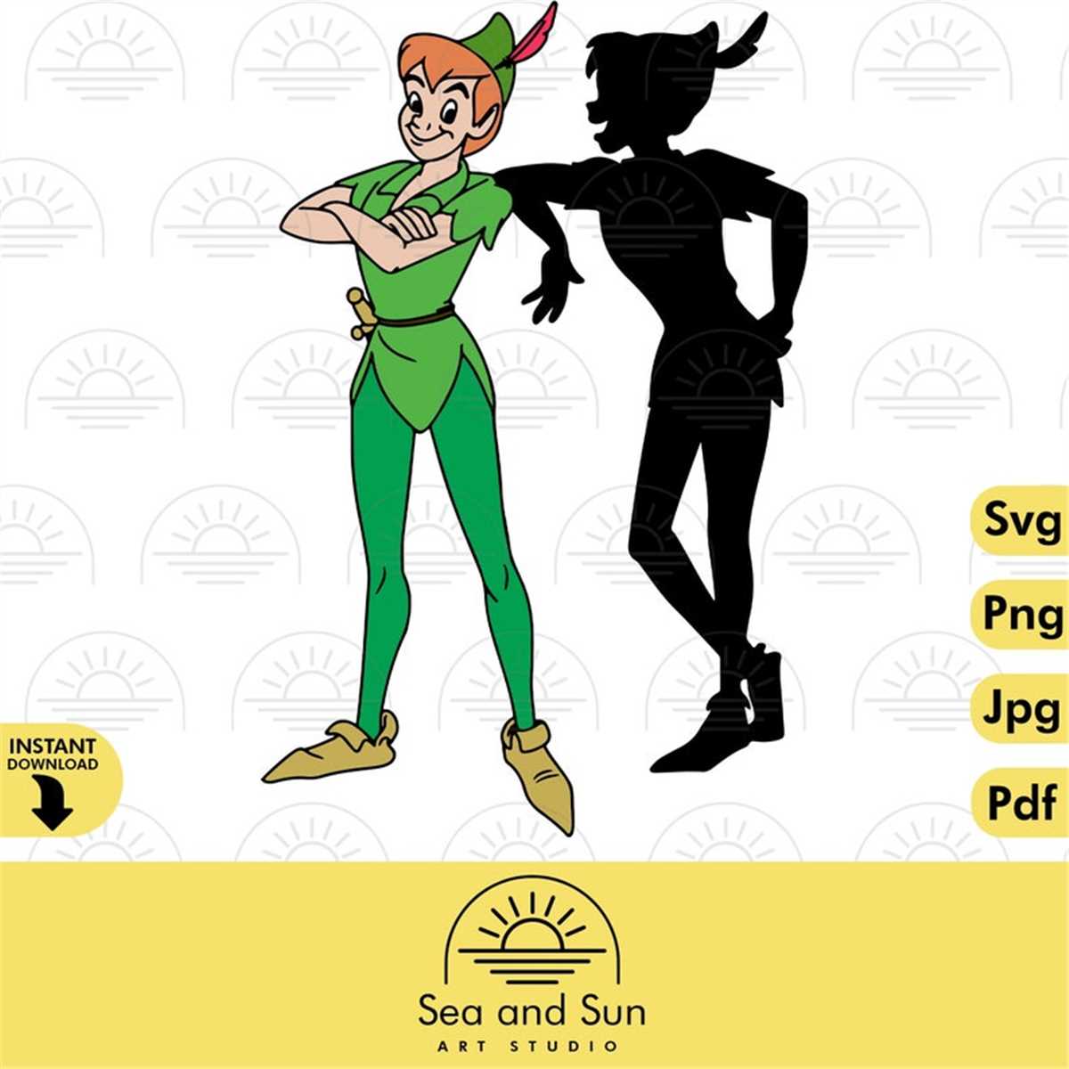 Peter Pan Vector Svg Peter Pan Disneyland Ears Svg disneywor | Inspire ...