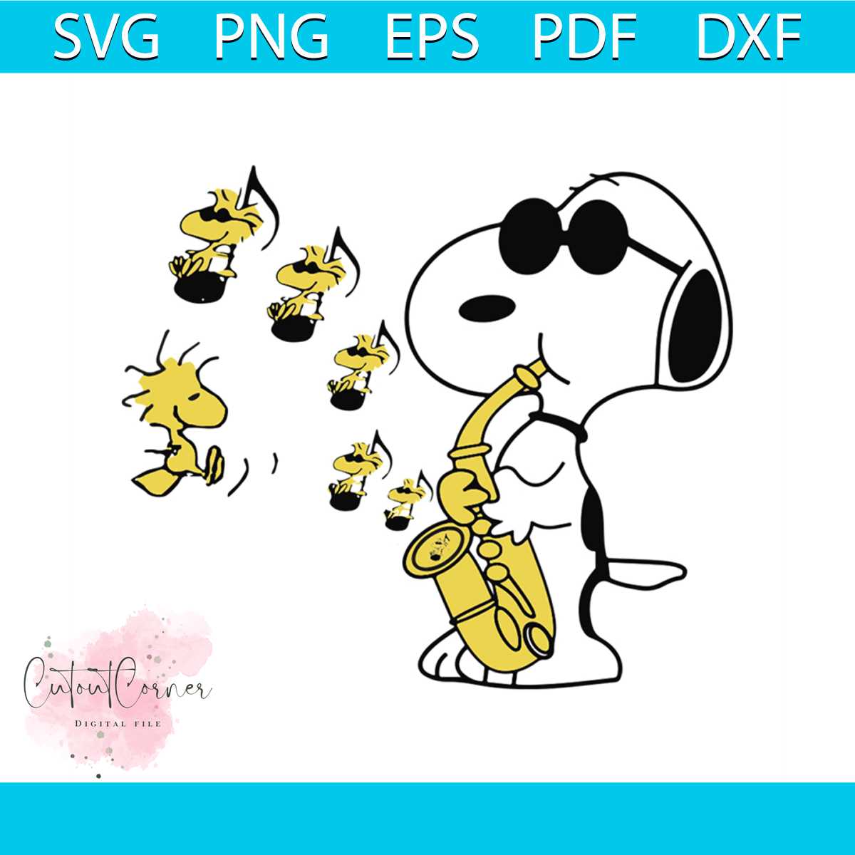 Snoopy music svg, trending svg, snoopy svg, snoopy lover, sn | Inspire ...