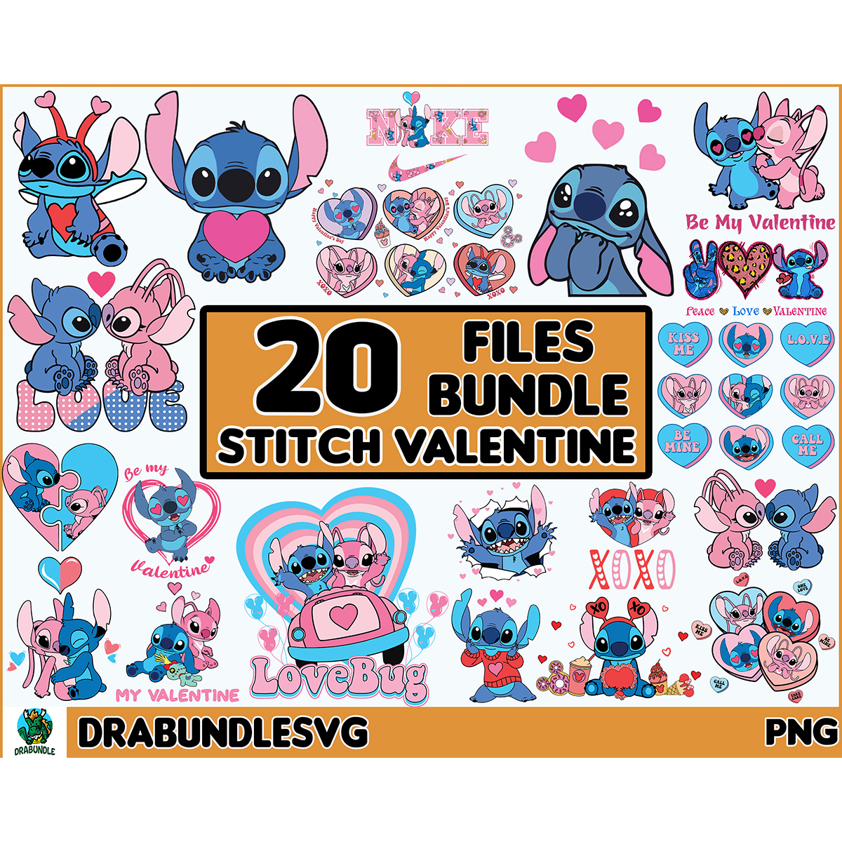 20 Stitch Valentine Svg, Stitch Svg, Lilo and stitch svg, Lo | Inspire ...