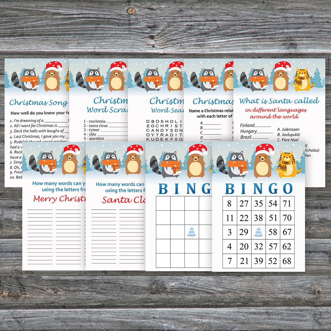 Christmas party games bundle,Printable Christmas Party Game | Inspire ...