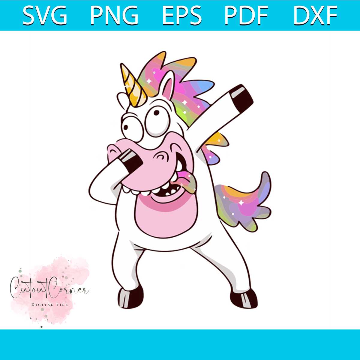 Dabbing unicorn ugly face svg, trending svg, unicorn svg, un | Inspire ...