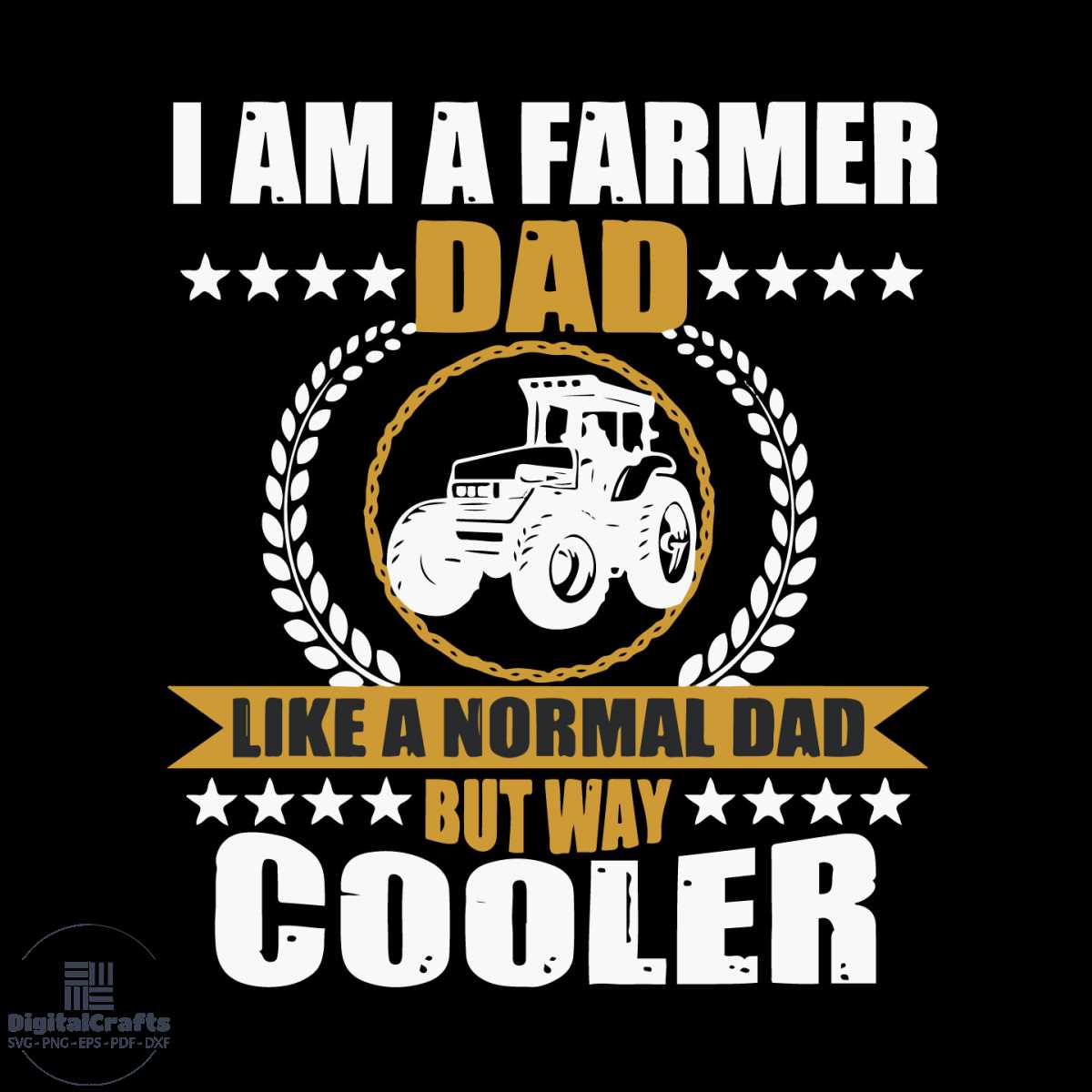 Mens Great Farmer Dad svg Tractor Farm Father Arable Farming | Inspire ...