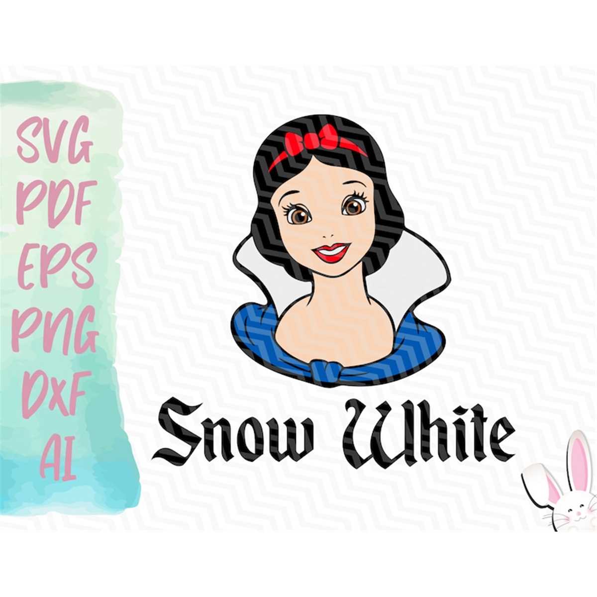 Snow White SVG | Instant Download | Svg Pdf Eps Png Dxf Ai | | Inspire ...