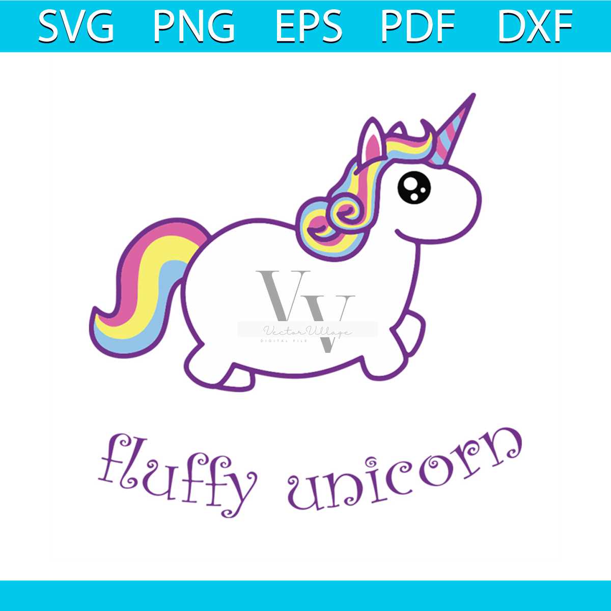 Fluffy unicorn svg, trending svg, unicorn svg, unicorn dabbi | Inspire ...