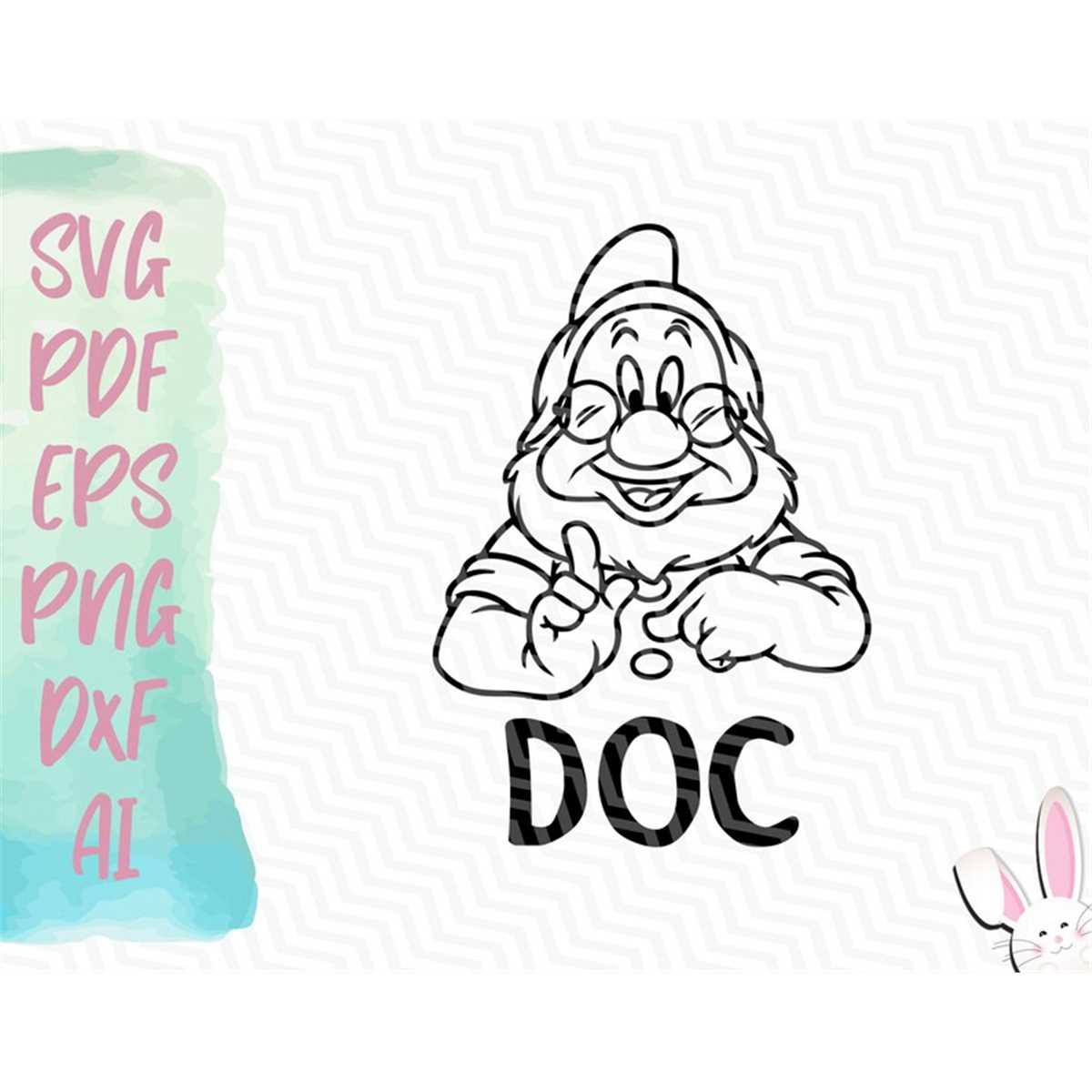 Seven Dwarfs - Doc SVG | Instant Download | Svg Pdf Eps Png | Inspire ...