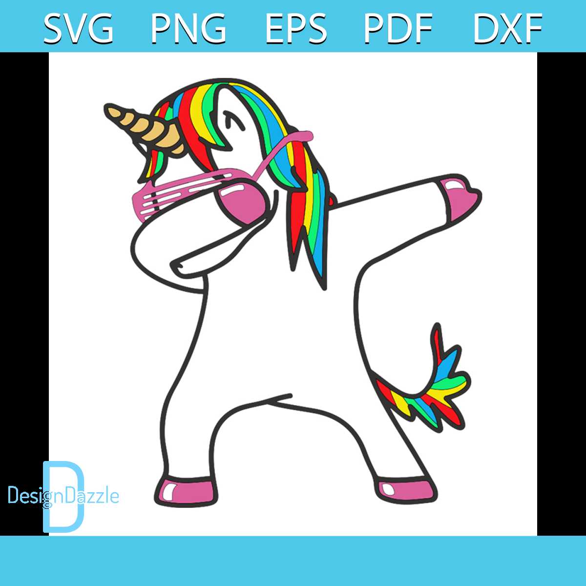 Dabbing dancing unicorn svg, trending svg, unicorn svg, unic | Inspire ...