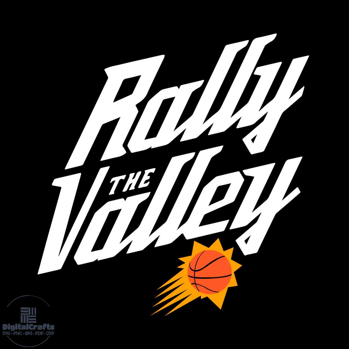 2021 NBA Playoffs rally the valley Phoenix Suns Sport Svg | Inspire Uplift