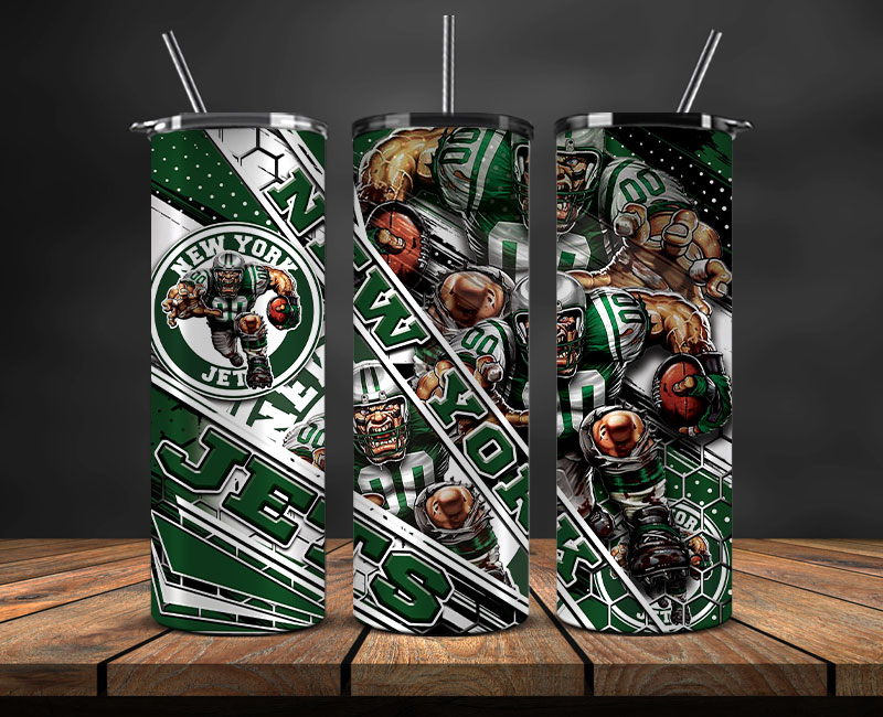NY Jets Tumbler Png ,Nfl Tumbler Wrap 12 - Inspire Uplift